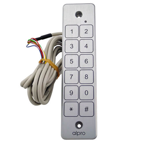 Alpro AS626 Weatherproof Touch Keypad