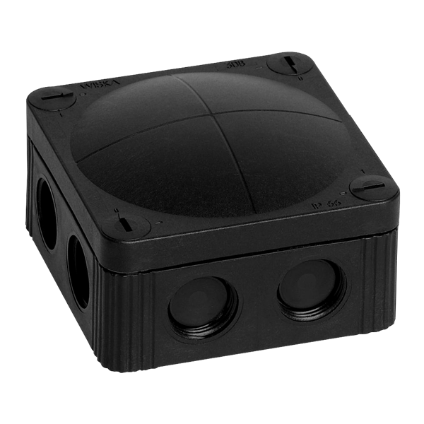 ASEC Junction Box Combi 308/5 IP66/67 32AMP - Black