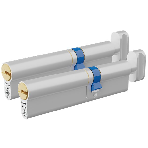 CAVEO TS007 3* Key & Turn Euro Dimple Cylinder Keyed Alike - 120mm 75 ...